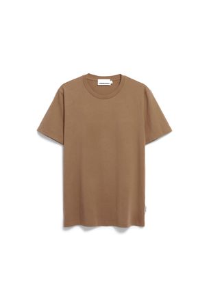 Armedangels Herren Regular T-Shirt aus Bio-Baumwolle JAAMES Regular Fit Light Oak