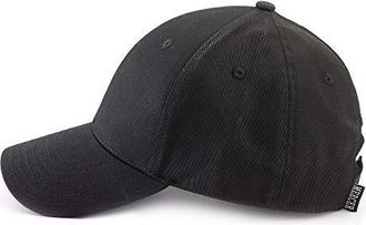 Mercer Culinary M60080bk Casquette de Baseball, Noir, Taille Unique Mixte