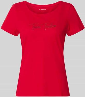 Tom Tailor Regular Fit T-Shirt aus reiner Baumwolle