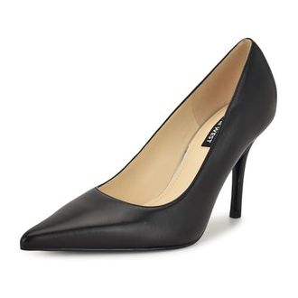 Nine West Femme Gemmha Escarpins, Cuir Noir 001, 36.5 EU