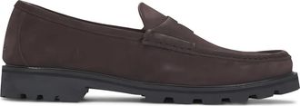 Martin Dingman Addison round-toe loafers - Braun