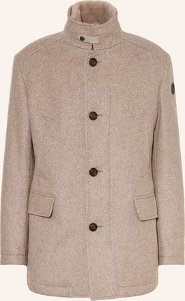 Joop Wollmantel Gary Mit Kunstfell Und Herausnehmbarer Blende beige