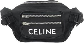 Celine unisex, Pre-owned, Noir, Taille: ONE Size Sac Ceinture en Nylon Pre-owned