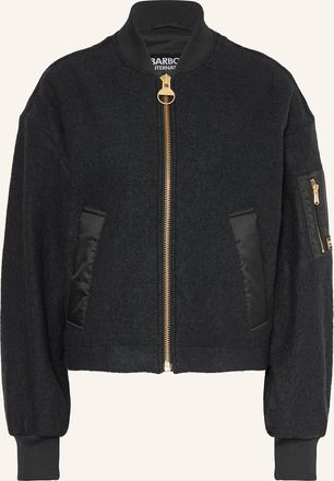 Barbour Strick-Blouson Monique schwarz