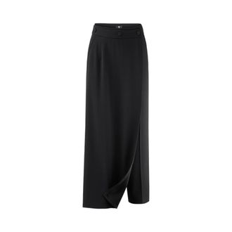 Riani Femme, Pantalons, Noir, Taille: 38 FR Pantalon Corsaire avec Jupe Amovible