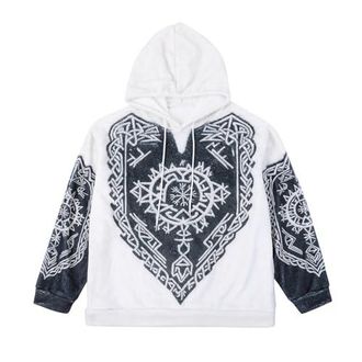 Generic Sweat &agrave; capuche pour homme avec fermeture &eacute;clair 1/4 - Manches longues - T-shirt dext&eacute;rieur d&eacute;contract&eacute; - Coupe droite - Pull &agrave; capuche confortable - 