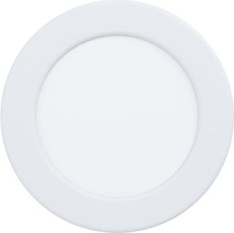 Eglo connect.z Smart-Home LED Bad-Einbaustrahler Fueva 6-Z, flach, Ø 11,7 cm, ZigBee, App und Sprachsteuerung Alexa, RGB, warmweiß-kaltweiß, dimmbar, Metal