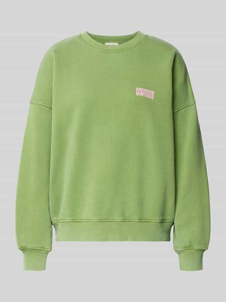 American Vintage Sweatshirt mit Label-Print Modell PLIZZY