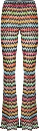 Missoni Pantalon de plage en maille ray&eacute;e brillante
