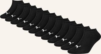 Puma Socken Sneaker Plain 12-Pack schwarz
