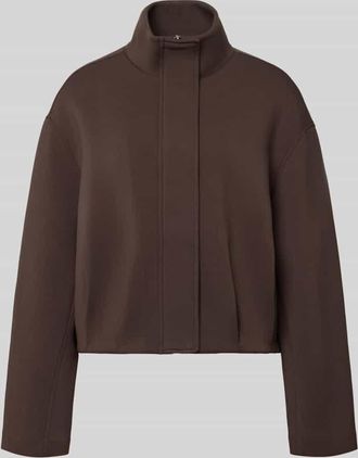 Comma Boxy Kurzblazer mit Stehkragen