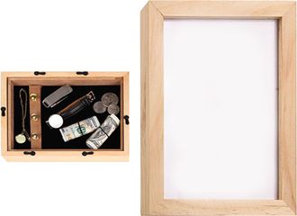 Generico Rahmen mit Geheimfach, sichere Aufbewahrung, diskret und ger&auml;umig, starke Sicherheit f&uuml;r Zuhause, B&uuml;ro, P&auml;sse, M&uuml;nzen und Bildausstellung