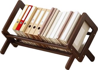 Generic Schreibtisch-B&uuml;cherregal | Schreibtisch-B&uuml;cherregal aus Holz - f&uuml;r den Haushalt - f&uuml;r CDs, Zeitschriften, Dokumente, Schlafzimmer, B&uuml;ro, Schlafsaal, K