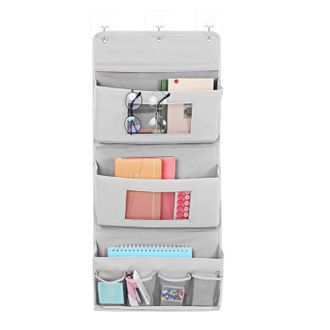BESPORTBLE DIYEAH H&auml;ngender Wandorganizer mit Mehreren Taschen Grauer Stoff aufbewahrungsbeutel f&uuml;r T&uuml;r Vielseitiger Aufbewahrungsbeutel zum Aufh&auml;ngen Praktische