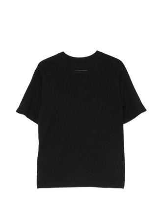 Maison Margiela Jersey Gathered Detailing T-Shirt - Black