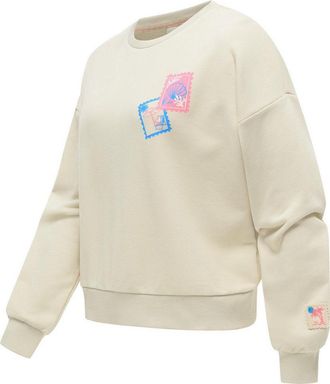 Ragwear Sweater Wuss PP l&auml;ssiges oversized Damen Sweatshirt mit Print