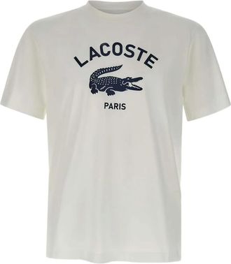 Lacoste Klassisches T-Shirt - Wei&szlig;