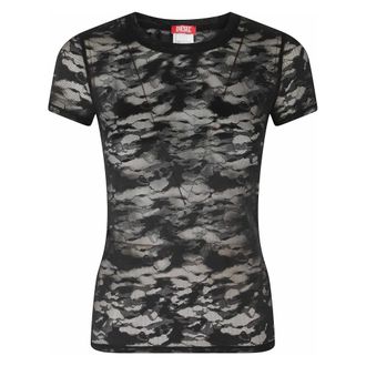 Diesel Kasia Utlt T-Shirt - - Tops - Damen - Schwarzk - XS