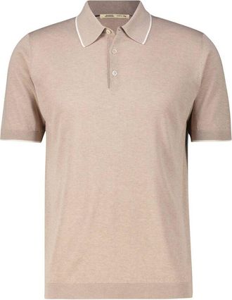 Maurizio Baldassari Herren Strickpolo aus Seide