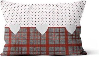 Soleil d'Ocre Liebe Kissen dekorativ, Baumwolle, Rot, X_40_cm