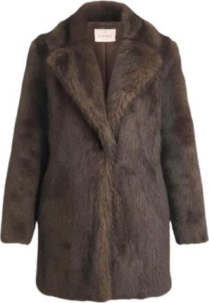 Marella Jacke aus Kunstpelz & Lammfellimitat - - Jackets - Damen - Braun - M