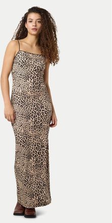 Noisy May Sommerkleid Avery 27034320 Braun Slim Fit