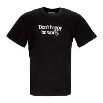 Market Market, Homme, Tops, Noir, Taille: S Terre En Feu Smiley Tee