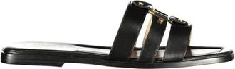 Twinset Femme, Chaussures, Noir, Taille: 37 EU Leather Strappy Sandal