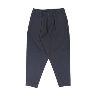 Universal Works Pantalon pliss&eacute; - Homme - Pantalons - Bleu - Taille: W28