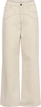 Kaffe Catharina Wide Jeans - - Jeans - Damen - Beige - M