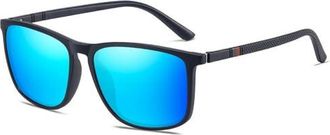 Generic Lunettes de soleil polarisées 2026 pour homme et femme, film coloré, anti-UV, lunettes de soleil dextérieur, bleu, Taille unique