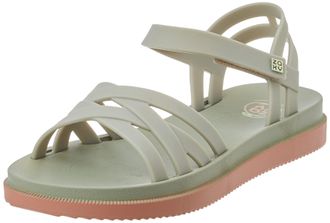 Zaxy Damen Abracar Calma Sand Sandale, gr&uuml;n, 41/42 EU Schmal