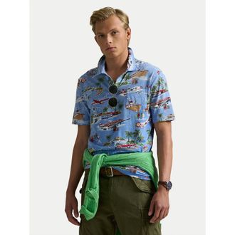 Polo Ralph Lauren Poloshirt 710966450001 Blau Standard Fit