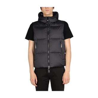 Tatras Kapuzenweste mit hohem Kragen und Frontrei&szlig;verschluss - - Jackets - Herren - Schwarzk - M