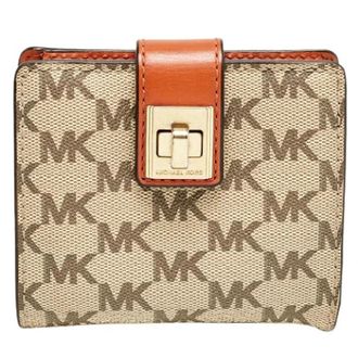 Michael Kors Pre-owned Natalie Compact Wallet - - Pre-owned - Damen - Beige - ONE SIZE