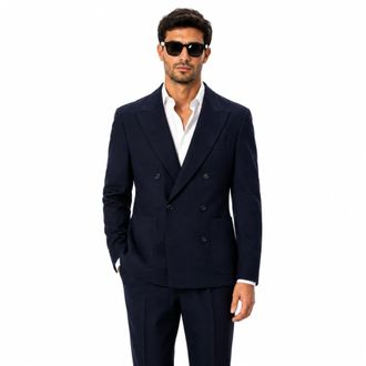 Dolce & Gabbana Homme, Vestes, Bleu, Taille: M Veste Crois&eacute;e