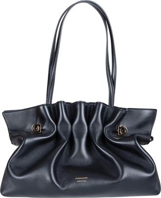 Ferragamo Femme, Sacs, Noir, Taille: ONE Size Soft Bag
