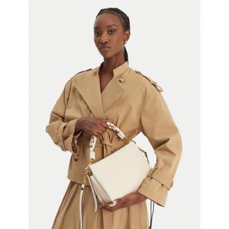 Coccinelle Handtasche Coccinelle M50 Boheme Grana Double E1 M50 58 01 01 &Eacute;cru