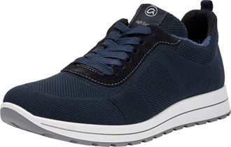Ara Herren Matteo Sneaker, Blue/Grey,BLAU, 43 EU Weit