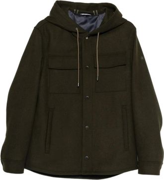 Manuel Ritz Homme, Vestes, Vert, Taille: M Veste &agrave; Capuche et Poches