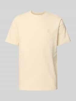 Blend T-Shirt mit geripptem Rundhalsausschnitt