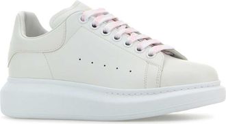 Alexander McQueen Leather Sneakers - White