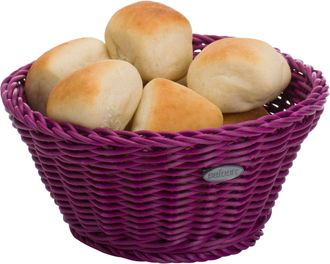 Westmark Saleen Mehrzweck-Korb, Gastrotauglich, Rund, Durchmesser: 18 cm, Kunststofffaser, Purpur, 02091020101