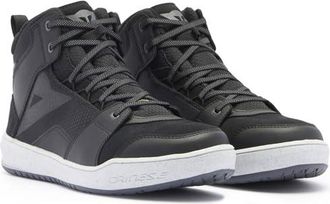 Dainese Suburb D-WP Shoes, Chaussures de Motard Imperm&eacute;ables, Homme, Noir/Blanc/Iron Gate, 42