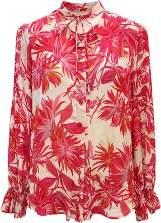 Maliparmi Maliparmi, Femme, Blouses et Chemises, Rouge, Taille: 40 FR camicie Viscosa