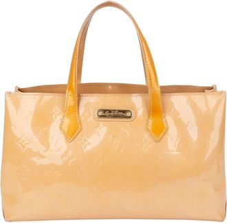 Louis Vuitton Crossbody Bags - Louis Vuitton Vernis Monogram Wilshire Handbag - Gr. unisize - in Gelb - f&uuml;r Damen