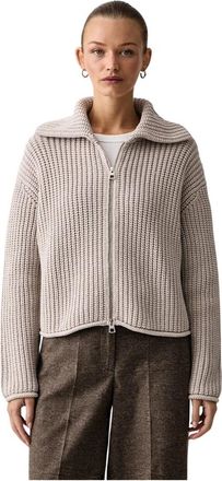 Marc O'Polo Cardigan mit Rei&szlig;verschluss - - Knitwear - Damen - Beige - M