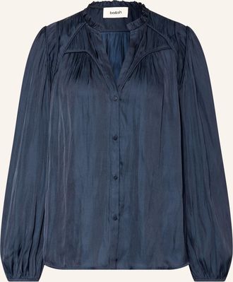 BA&SH Ba&Sh Satinbluse Cesira blau