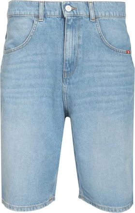 Amish Homme, Shorts, Bleu, Taille: W33 Tommy Bermuda Shorts