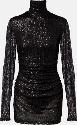 Norma Kamali Minikleid Pickleball mit Pailletten